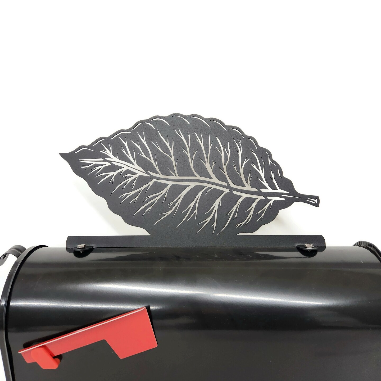 Broadleaf Tobacco Metal Mailbox Topper 7.5 Inches Tall - Does Not ...