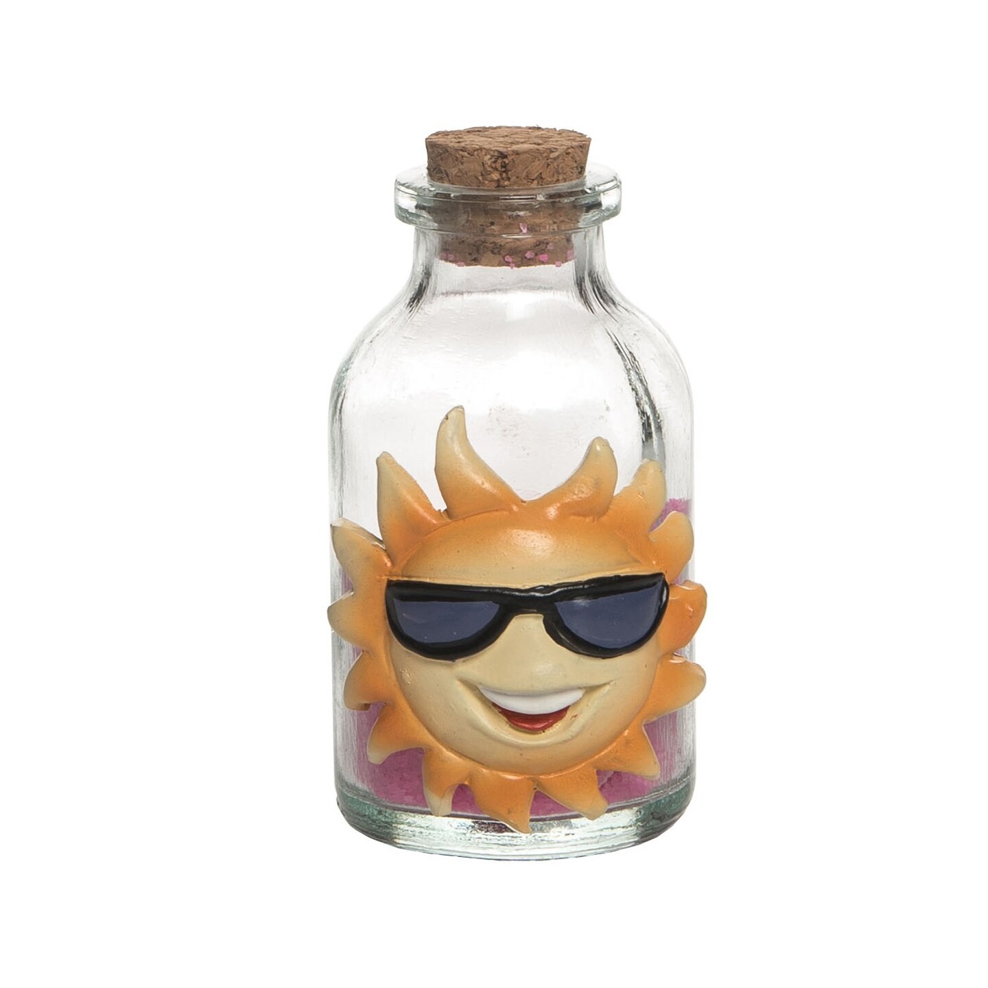 2.3" Resin Sand And Sun Glass Bottle | Michaels