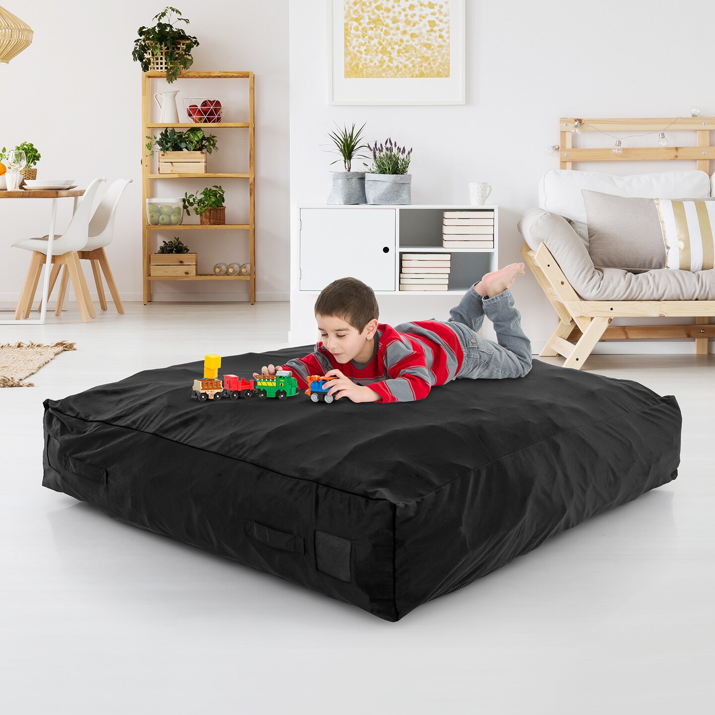 Therapy Sensory Mat with Mesh Vents & Foam Core Velvet Play Pad for ...