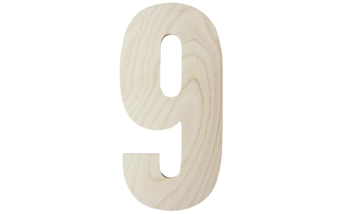 MPI Wood Letter 13" Baltic Birch No 9 | Michaels
