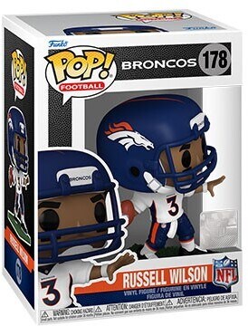 FUNKO POP! NFL: Broncos - Russell Wilson [COLLECTIBLES] Vinyl Figure ...