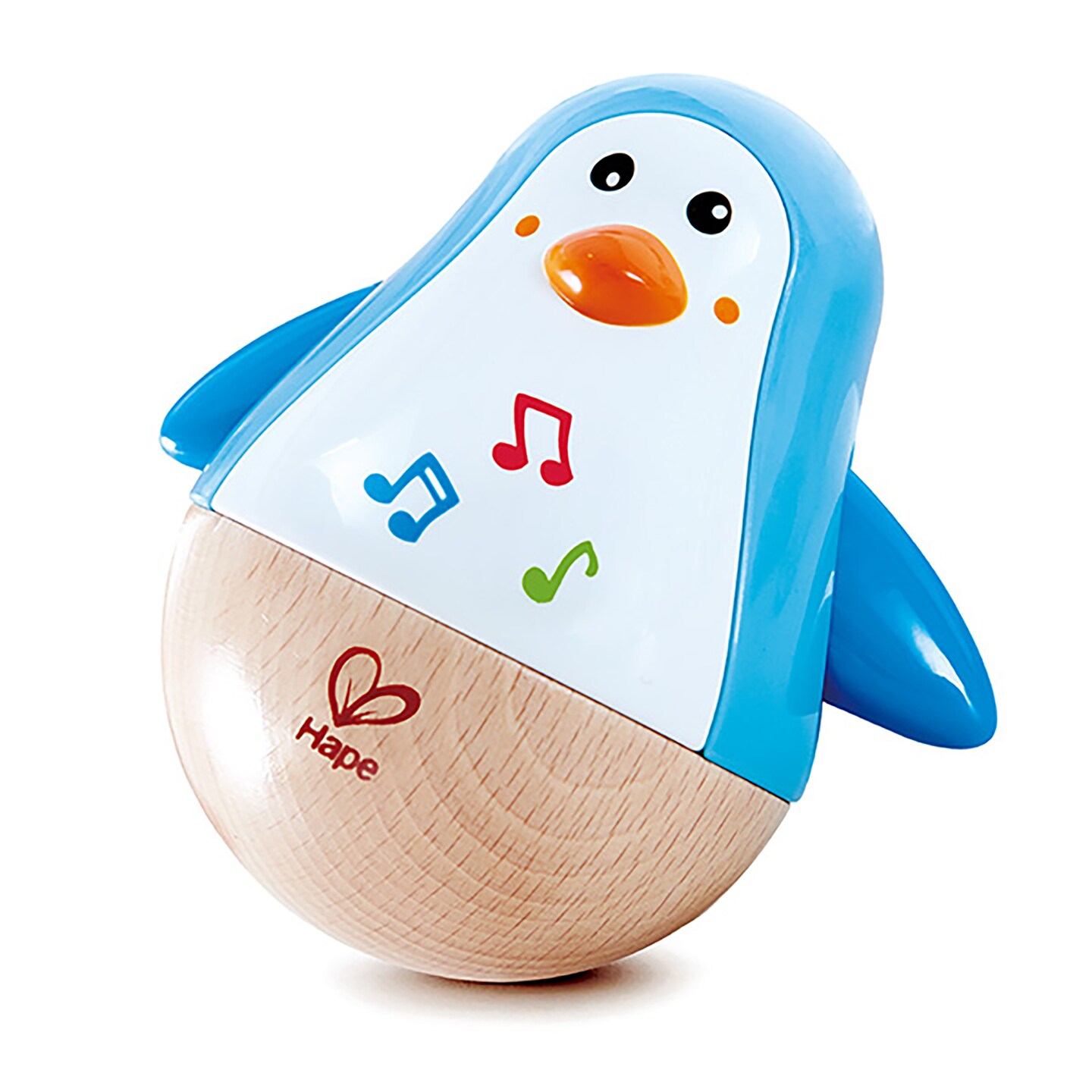 Hape: Penguin Musical Wobbler W/ Tinkling Sounds & Moving Arms As It ...