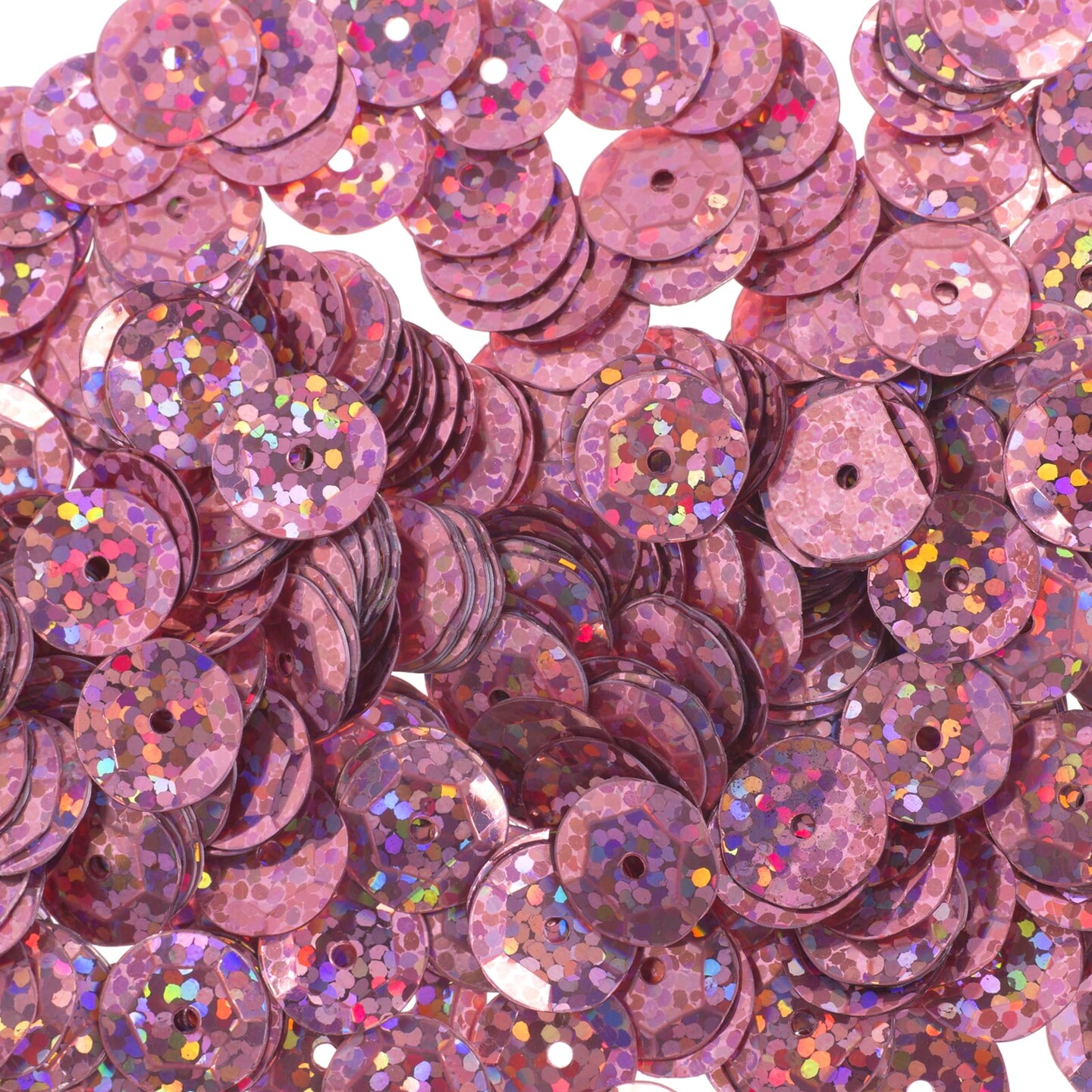 John Bead 8mm Flat Round Sequins Hologram, 850pcs | Michaels