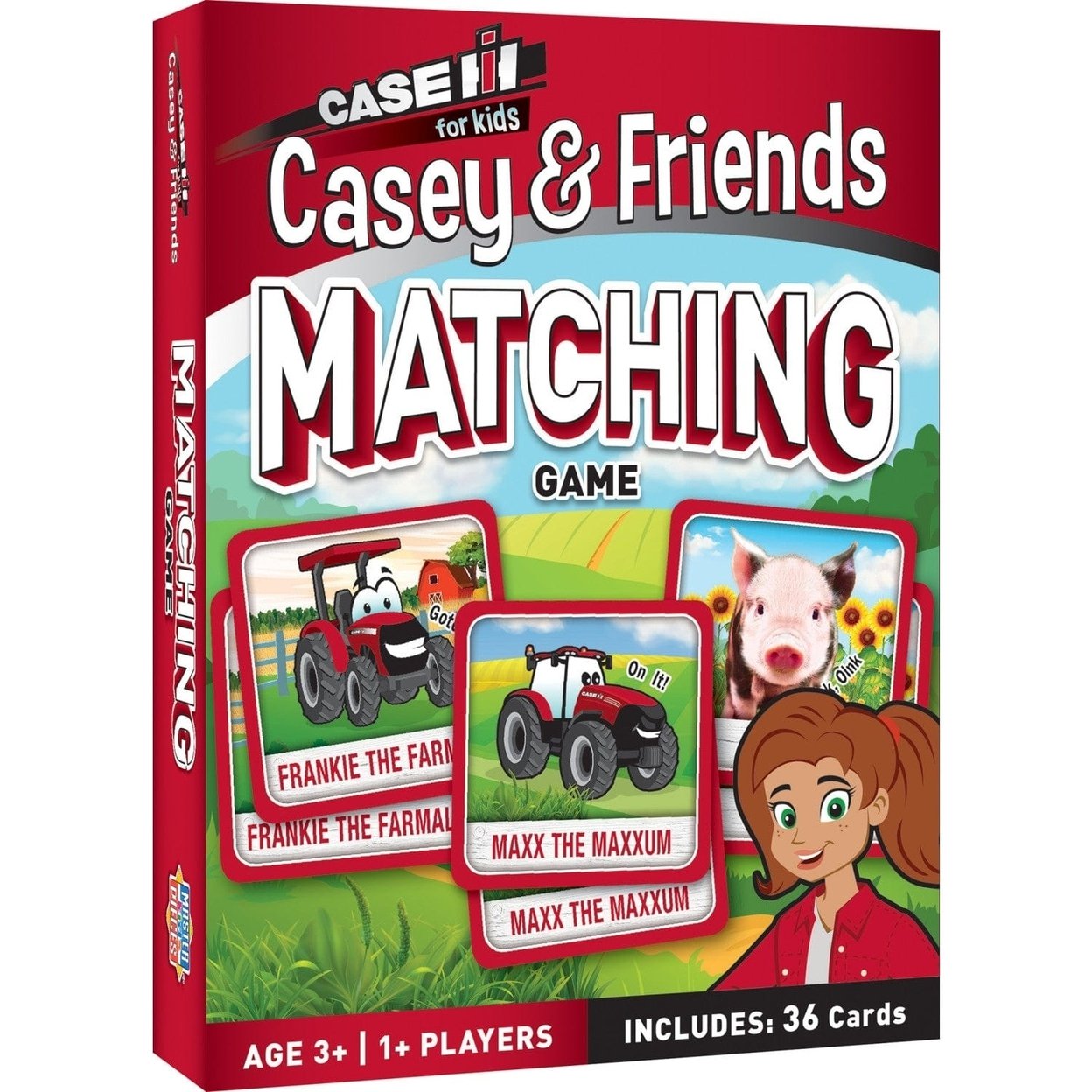 Case Ih Casey And Friends Matching Game For Kids Memory Fun Farm Theme ...