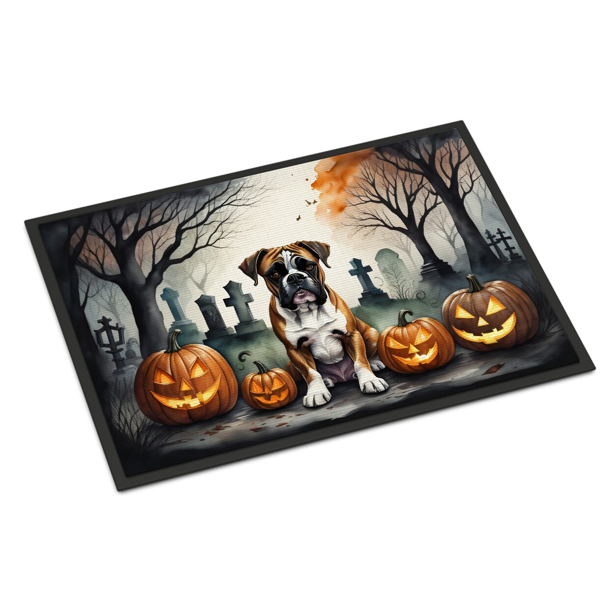 Boxer Spooky Halloween Indoor Or Outdoor Mat 24X36 Dac2026 | Michaels