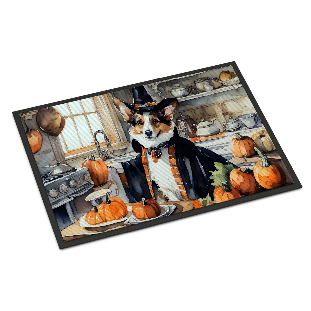 Corgi Fall Kitchen Pumpkins Doormat 18X27 | Michaels