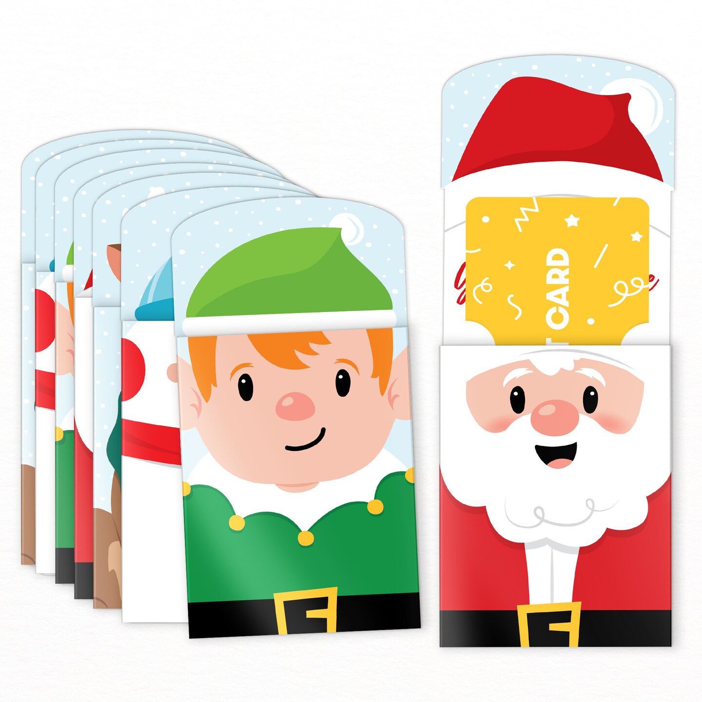 Big Dot of Happiness Assorted Very Merry Christmas Gift Card Holders ...