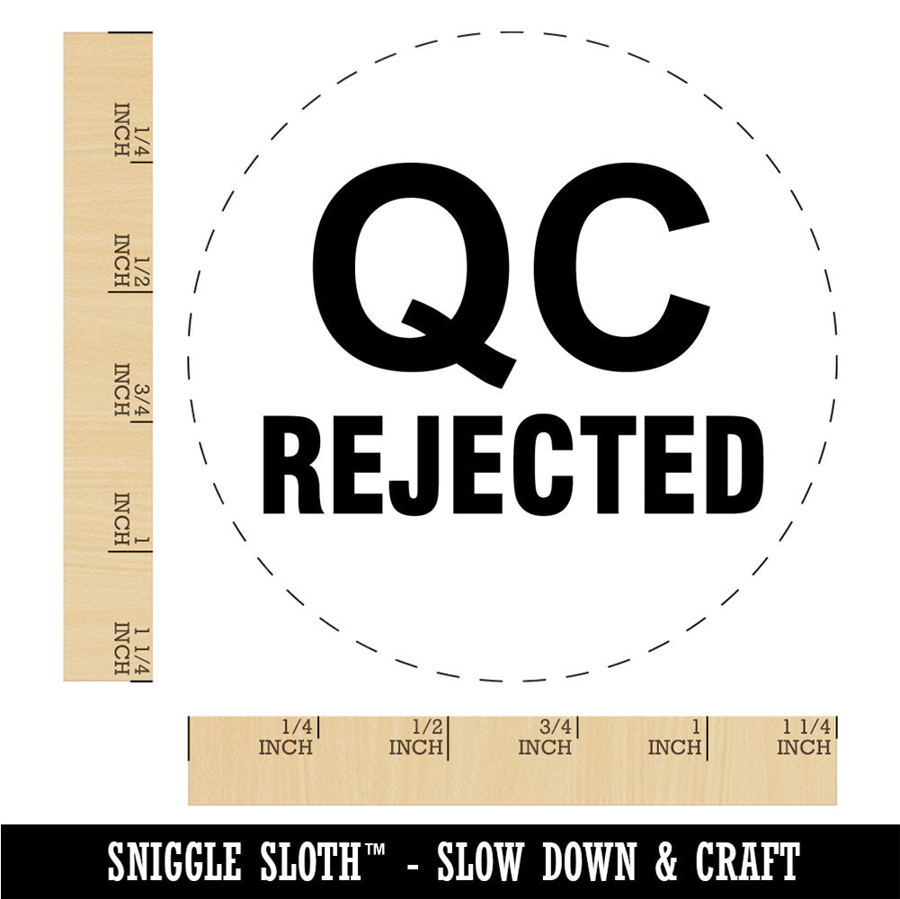 QC Rejected Quality Control Manufacturing Label Rubber Stamp for ...