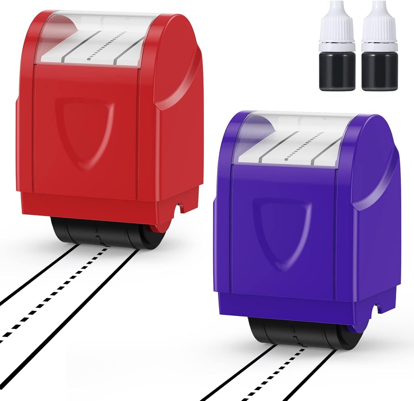 Dashed Handwriting Lines Practice Roller Stamp Parents and Teachers Roller Self-Inking Line ...