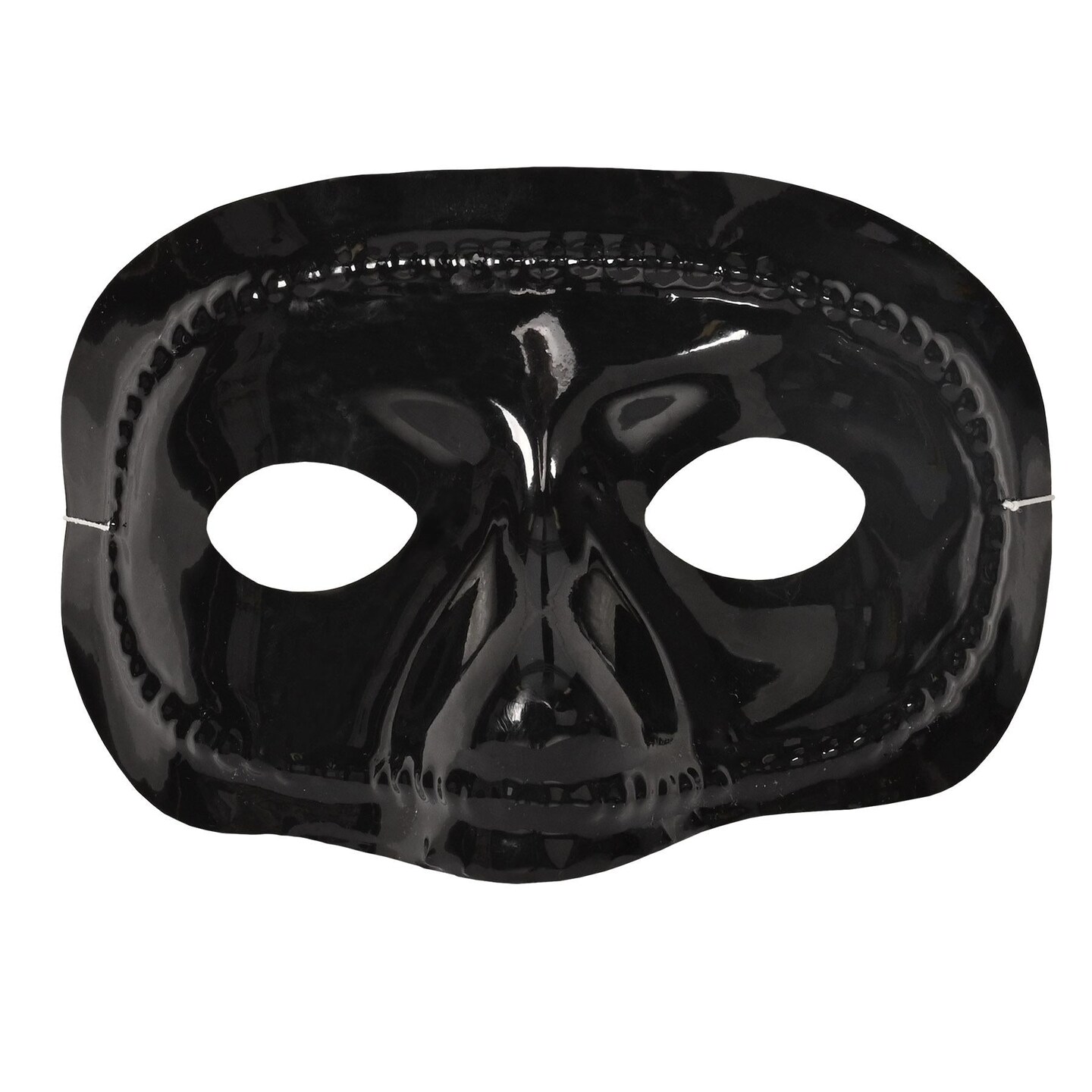 Mardi Gras Black Half Mask - Bulk 24 Pack | Michaels