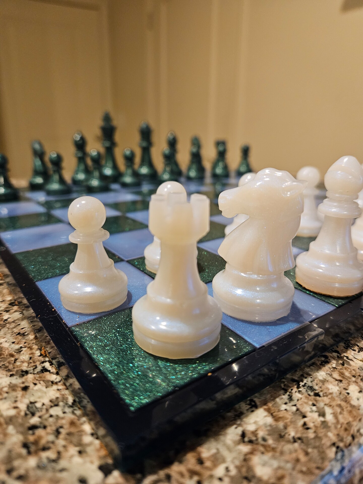 Ghost Blue and Green Chess Set | MakerPlace by Michaels