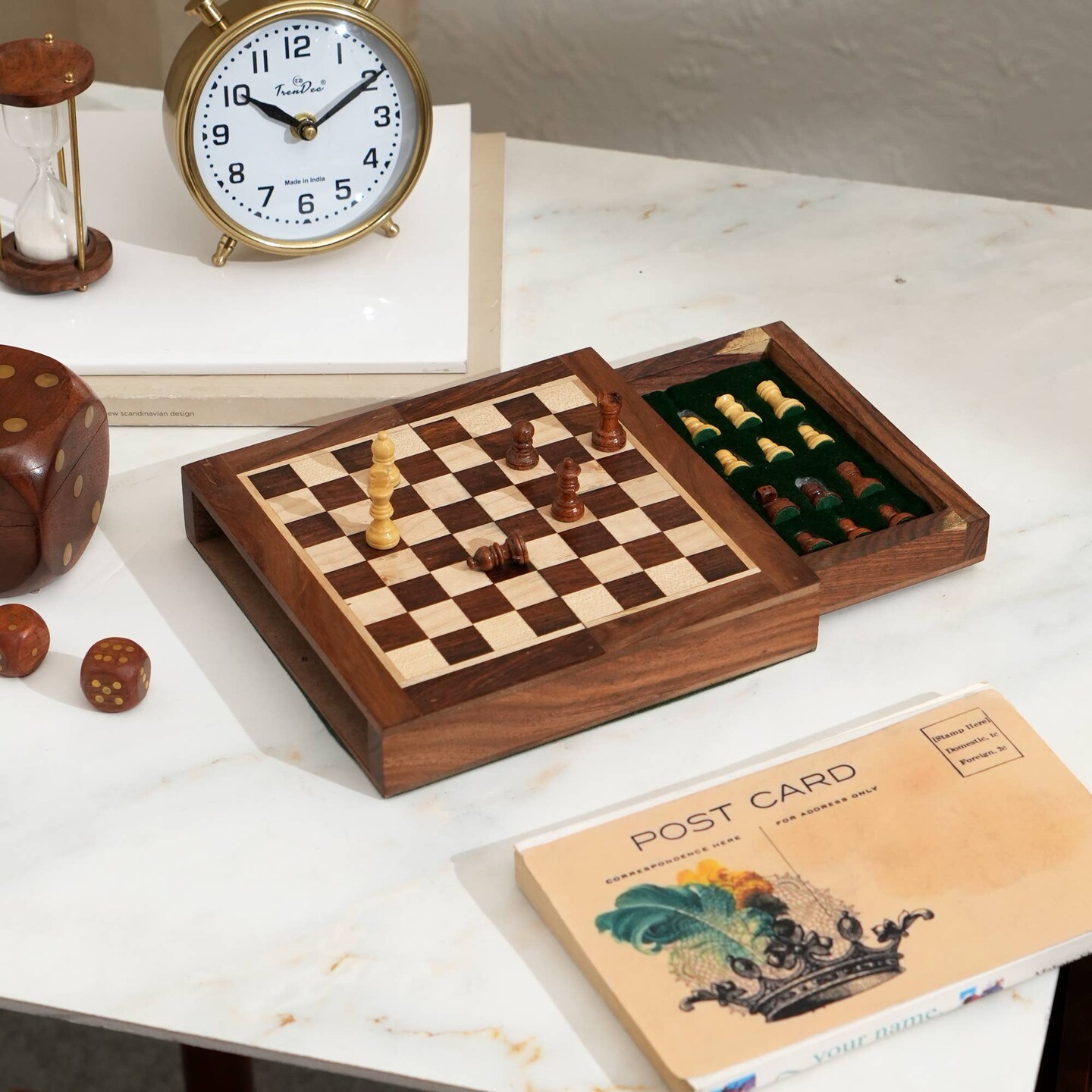 Wooden Chess Game Set-7X7" | Michaels