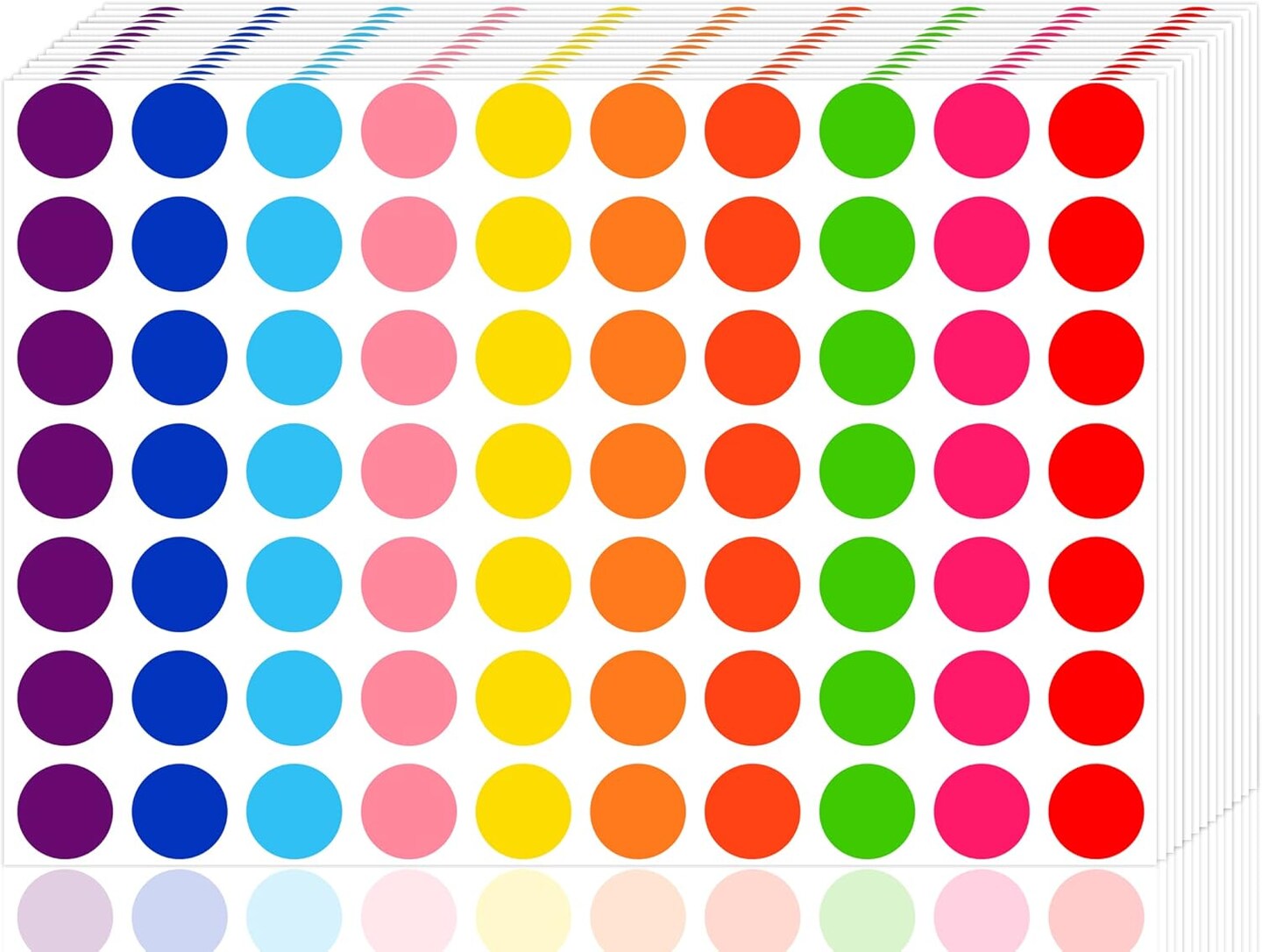 10 Color Circle Price Stickers for Office Classroom Student | Michaels