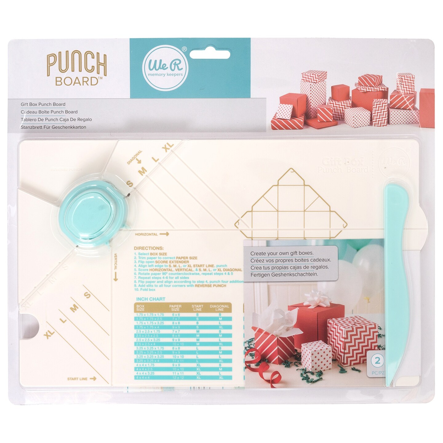 We R Memory Keepers Punch Board-Gift Box | Michaels