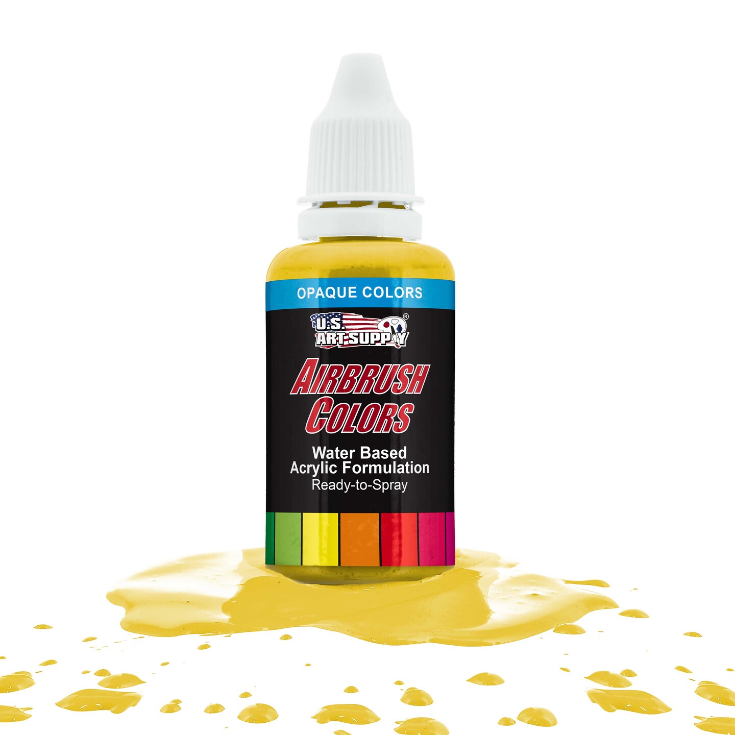 Bright Yellow, Opaque Acrylic Airbrush Paint, 1 oz. | Michaels