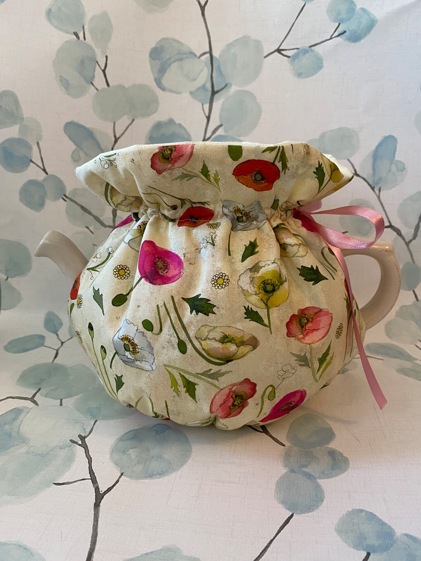 Poppy Garden Tea Cozy for Tea Lovers, Insulated, Fits 4-6 Cup Teapot ...