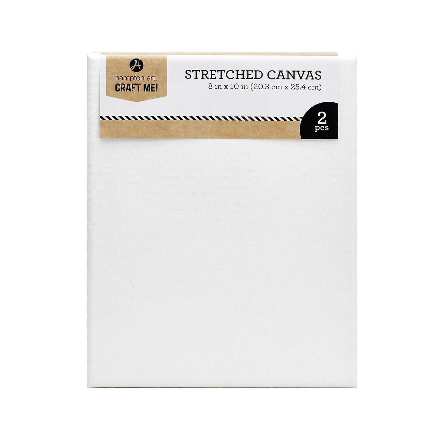 Hampton Art Stretched Canvas 8" x 10", 2 pieces, 5/8" thickness, for ...