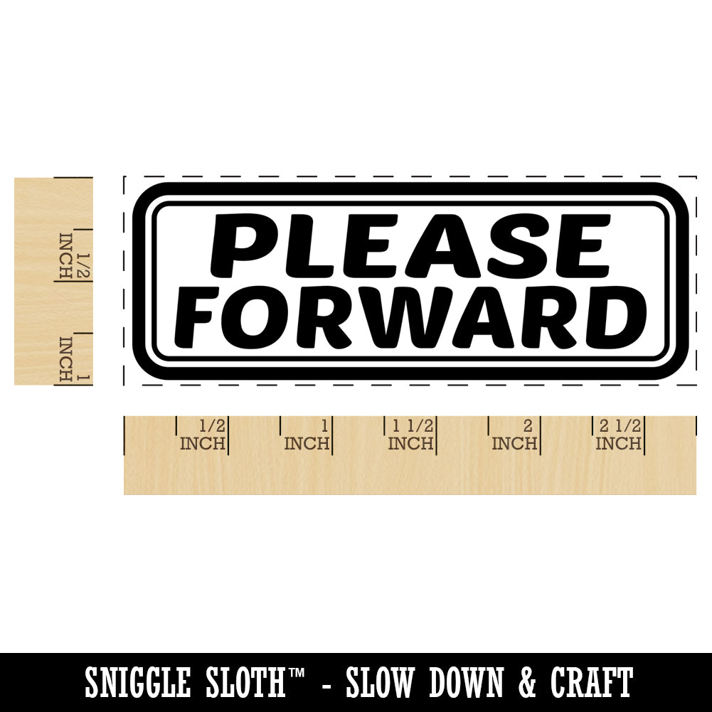 Please Forward Letter Mail Self-Inking Rubber Stamp Ink Stamper for ...