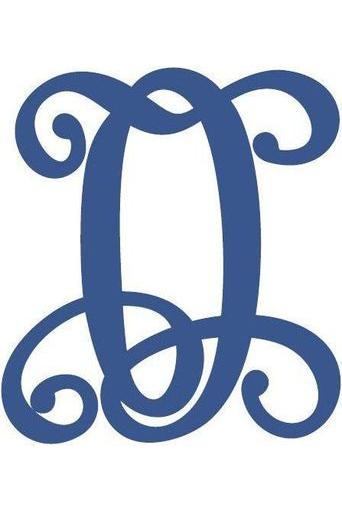 Vine Monogram Script Letter - Unfinished Wood | Michaels