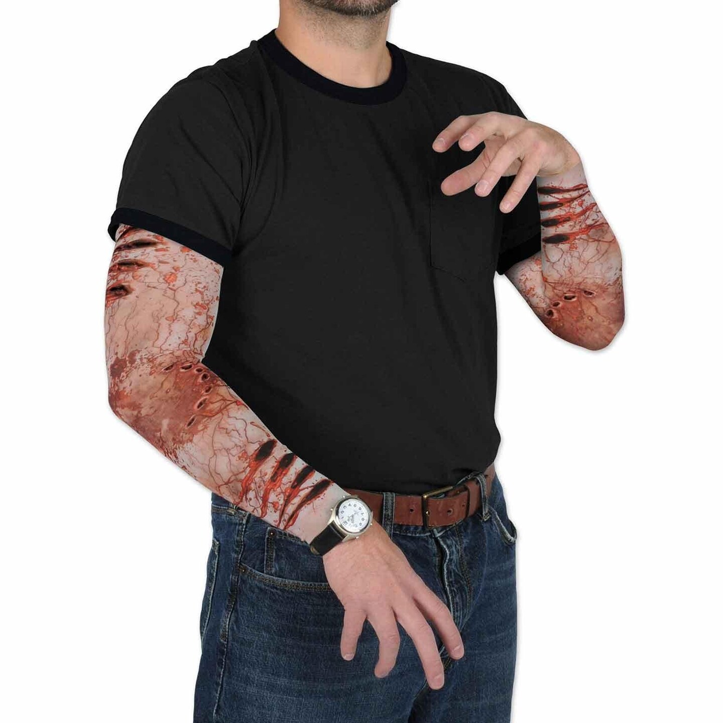 12 Pair Bulk Halloween Zombie Bite Party Sleeves | Michaels