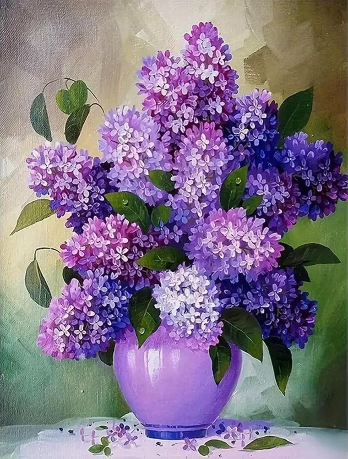 Easy Paint by Numbers Kit for Adults Beginner, Violet Adult Paint by ...