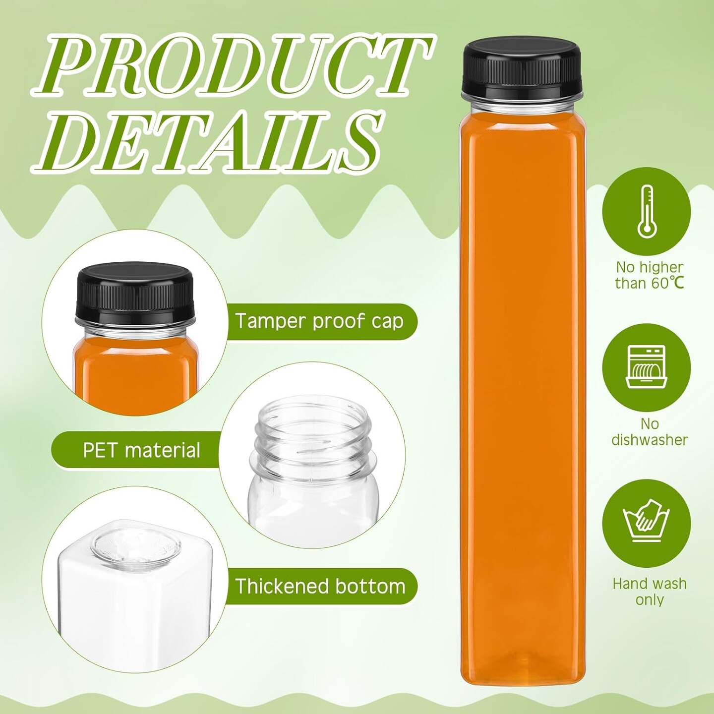 50 Pack Plastic Juice Bottles | Michaels
