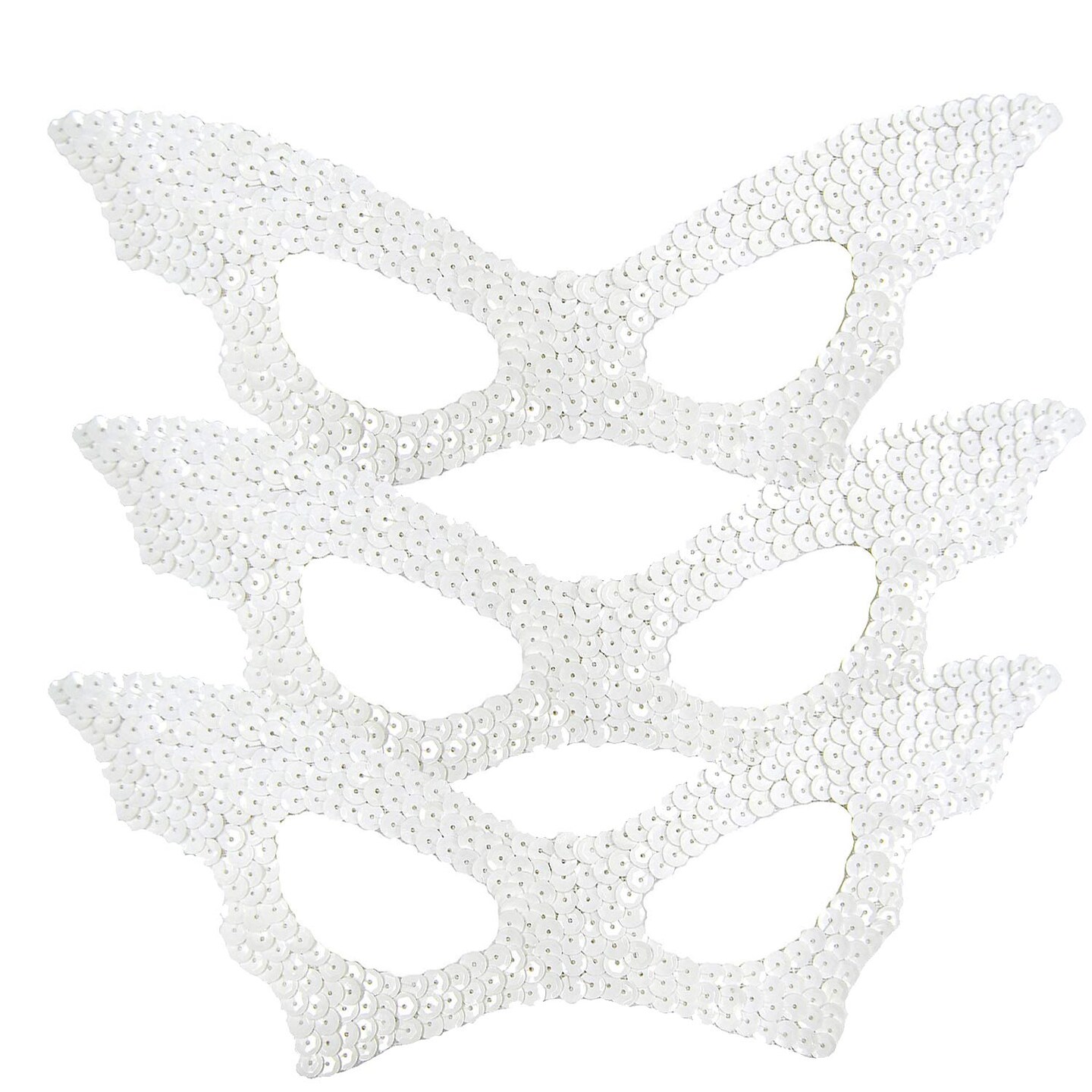 Bat Mask Sequin White | Michaels