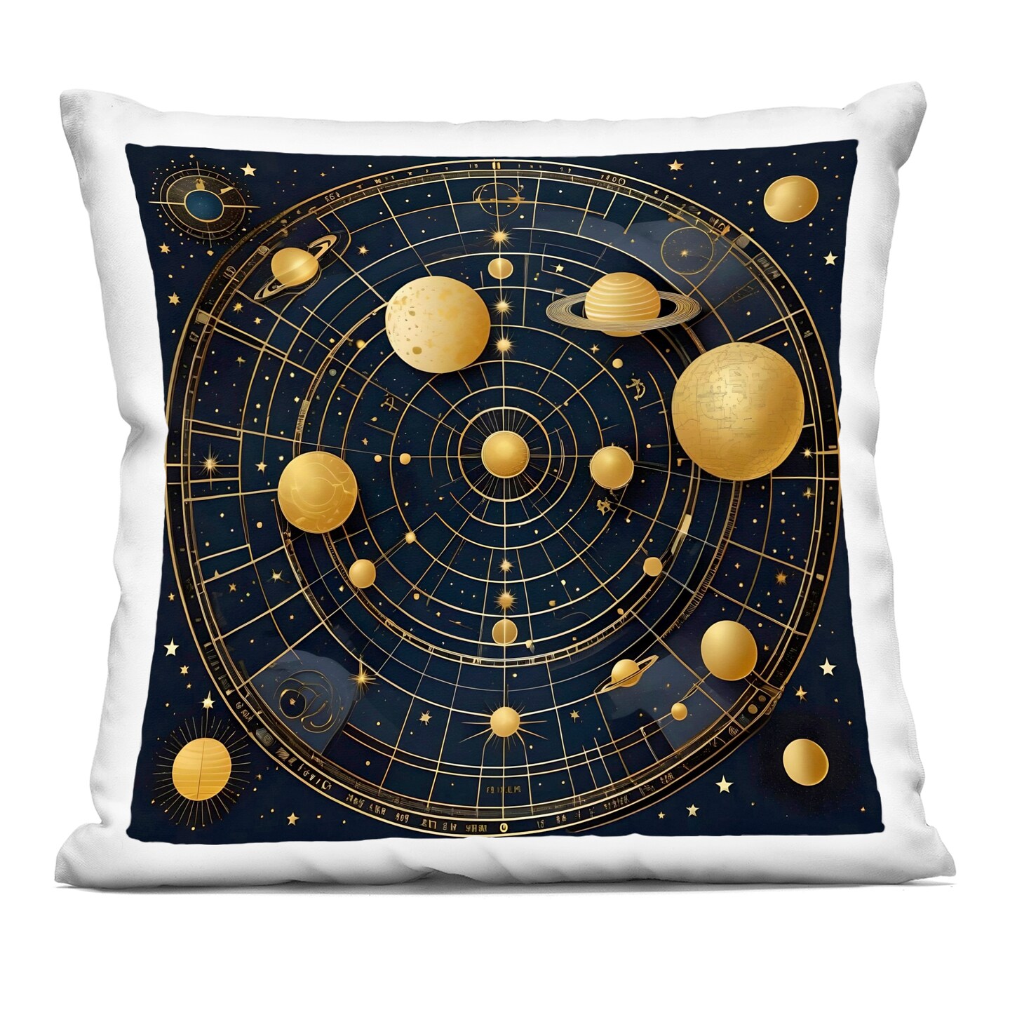 Stupell Industries Astral Planets in Solar System Decorative Printed ...