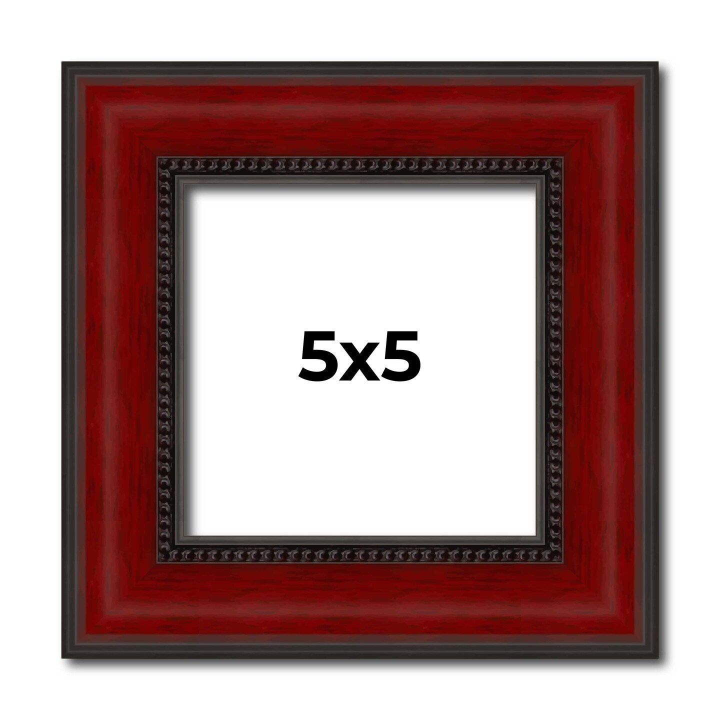 5x5 Weathered Picture Frame with UV-Resistant Acrylic & Acid Free ...