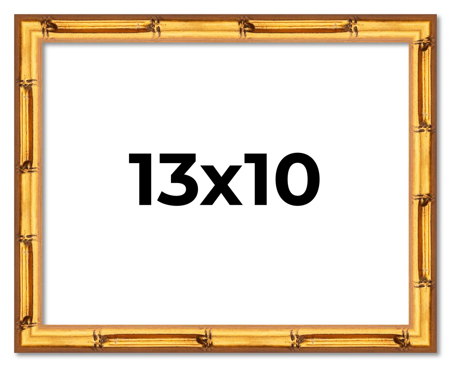 13x10 Thin Bamboo Picture Frame with UV-Resistant Acrylic & Acid Free ...