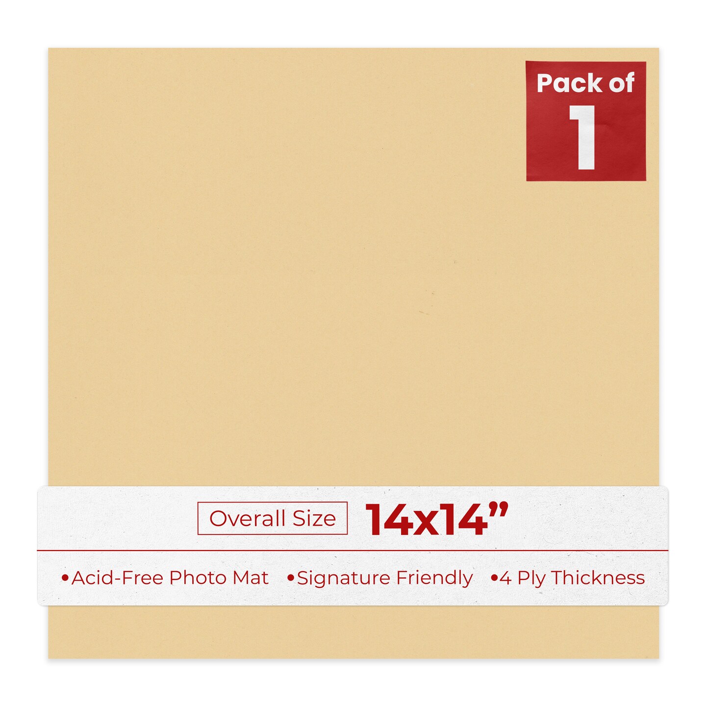 Beige 14x14 Uncut Mat Board - Blank Sheets, No Opening, Color: Brown ...