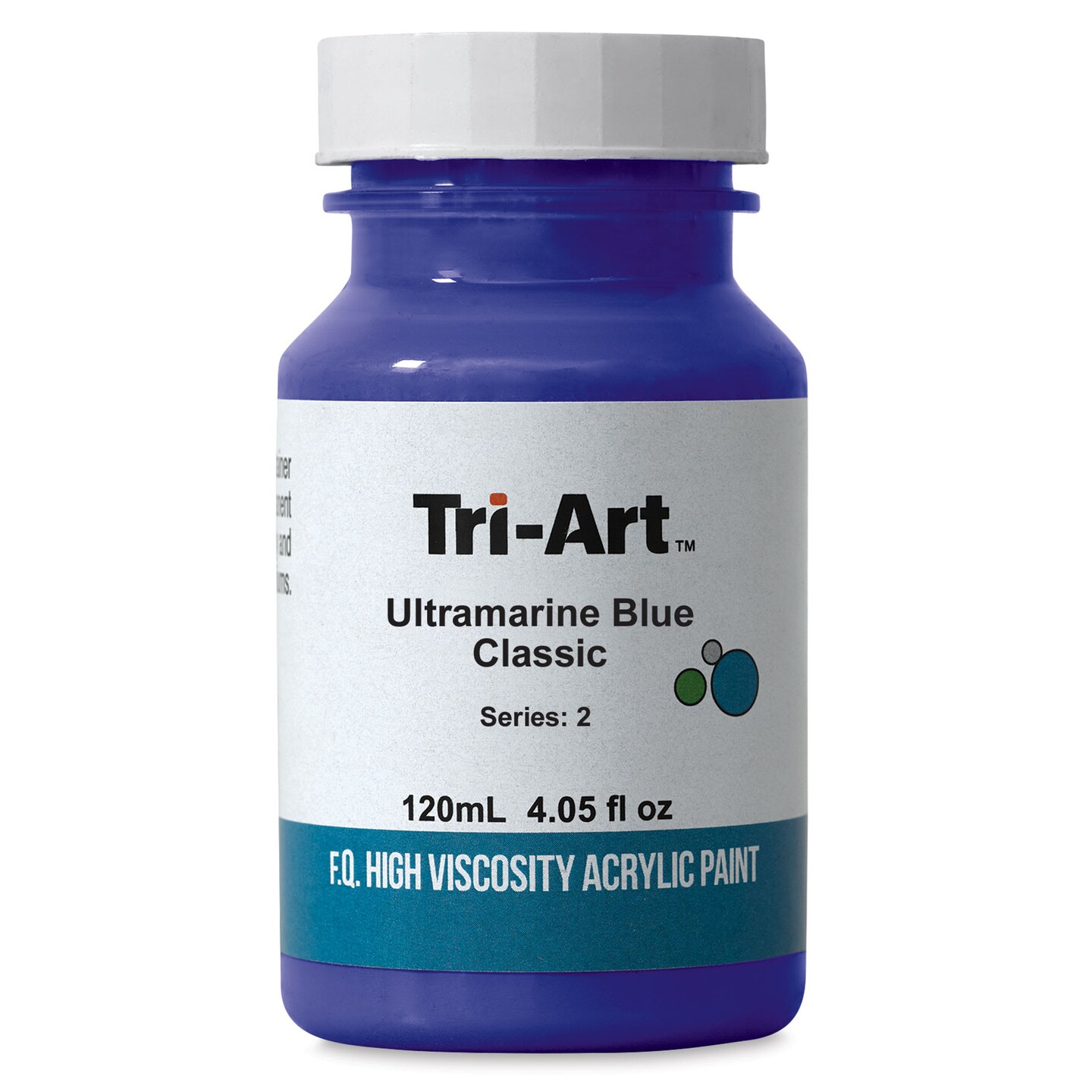 Tri-Art High Viscosity Artist Acrylic - Ultramarine Blue, 120 ml jar ...