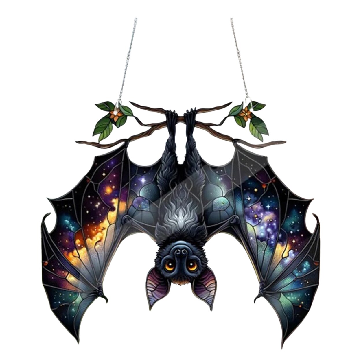 Halloween Bat Acrylic Window Hanging Gothic Bat Hanging Ornament Bat ...
