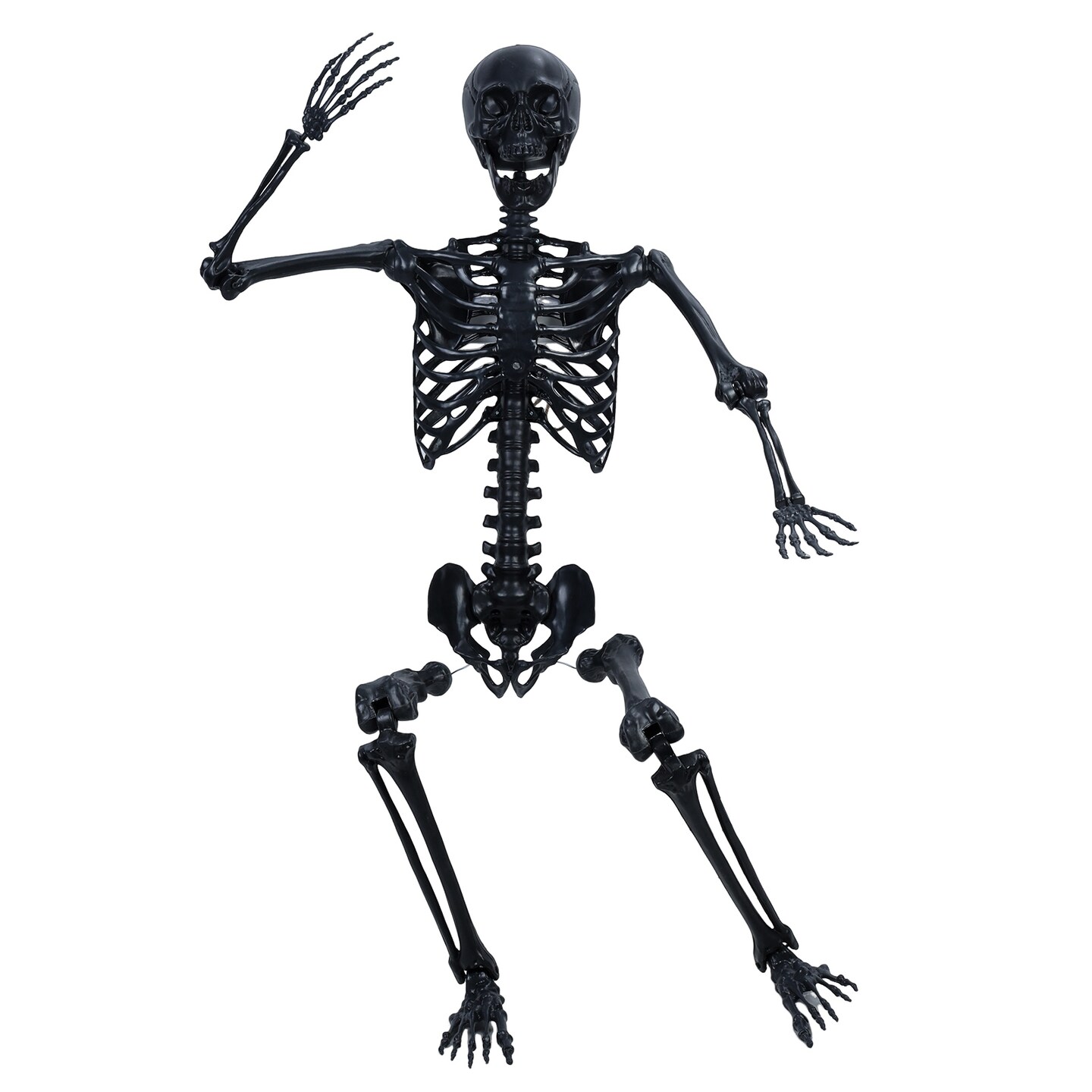 Halloween 165Cm Skeleton Life Size Imitation Skeleton With Posable ...
