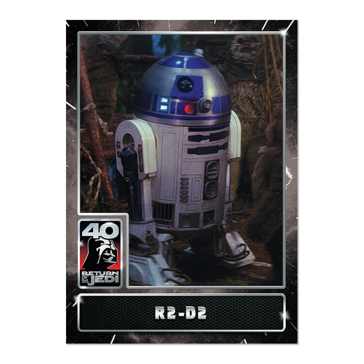 Star Wars ROTJ 40th Anniversary 2023 Topps Card #2 | R2-D2, Color ...