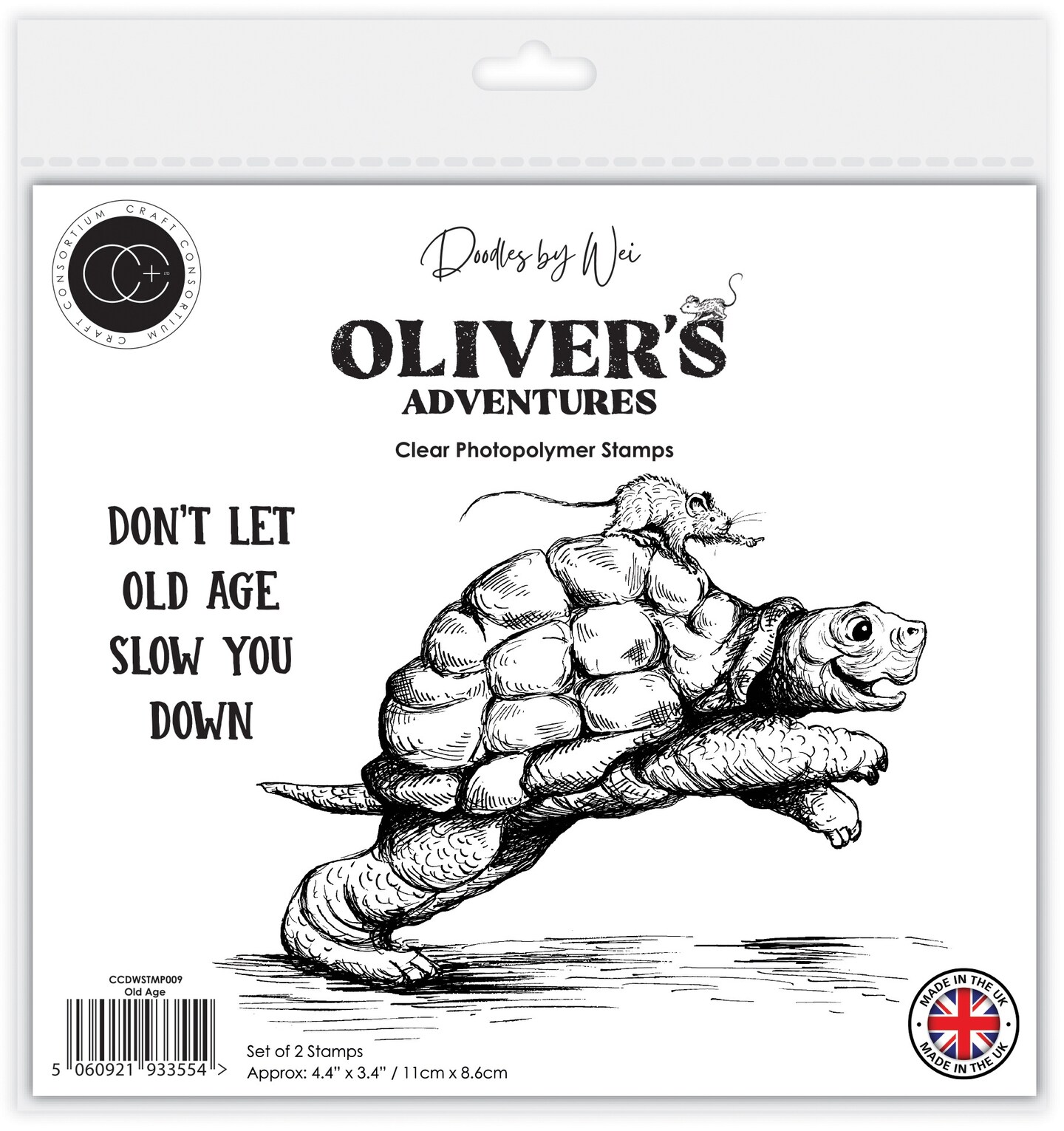 Craft Consortium Photopolymer Stamp set-Old Age, Oliver's Adventures ...