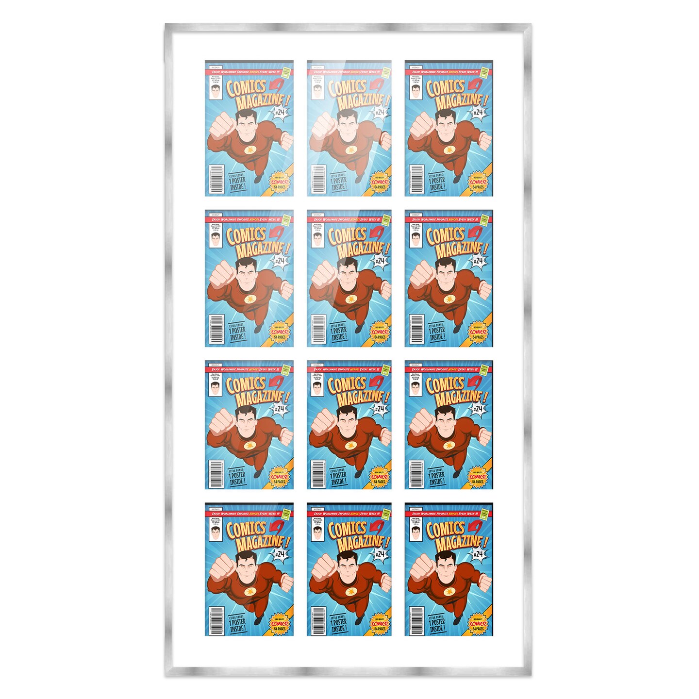 Comic Book Display Frame for Silver Age Comics Published Between 1956 ...