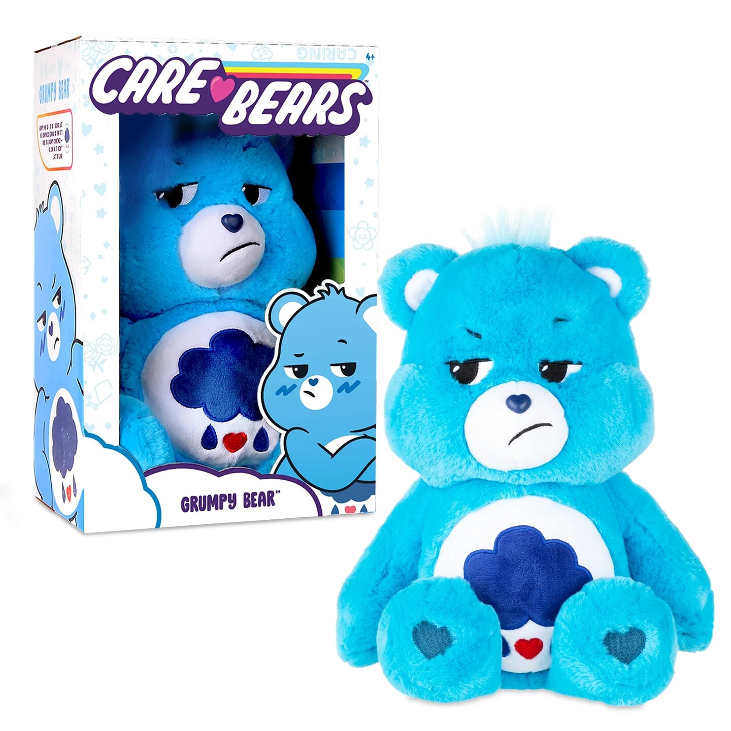 Care Bears Grumpy Bear Medium Plush - 14 Inch Classic Stuffed Animal ...