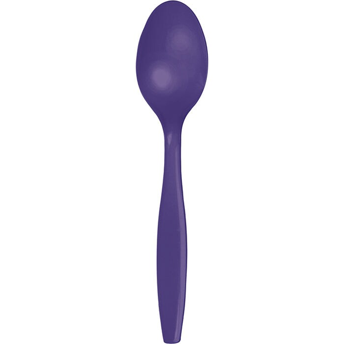 Bulk Pack of 48 Purple Plastic Spoons | Michaels