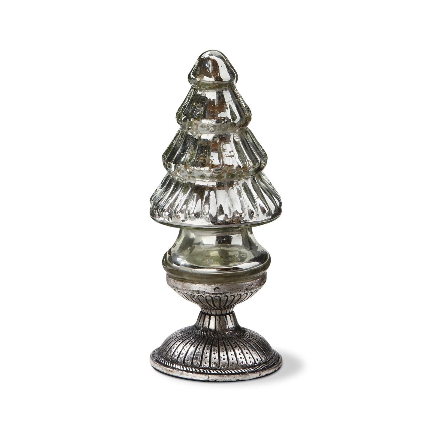 Vintage Mirror Glass Christmas Tree Decorations for Tabletop or Mantel ...