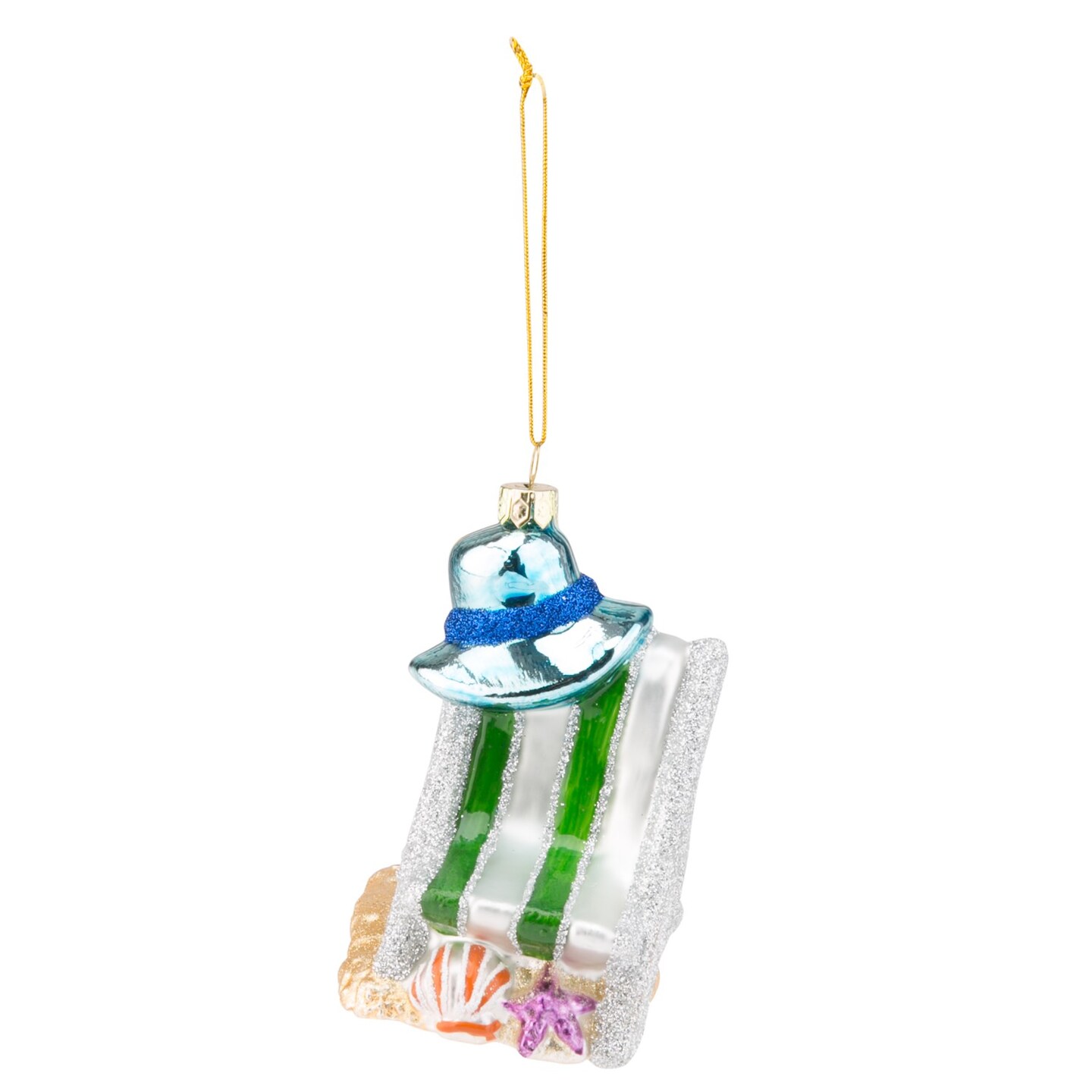 Blown Glass Beach Chair Ornament | Michaels