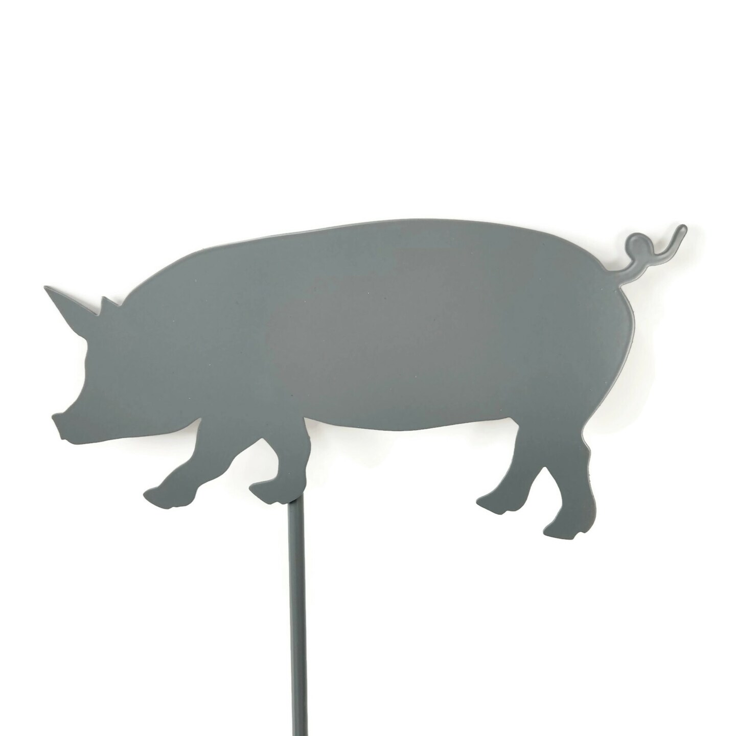 Pig or Hog Metal Garden Stake 21 Inches Tall | MakerPlace by Michaels