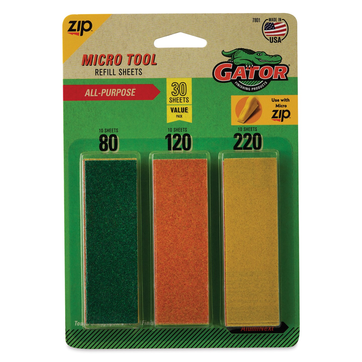 Gator Zip Micro Tool Refill Sheets - Set of 30 | Michaels