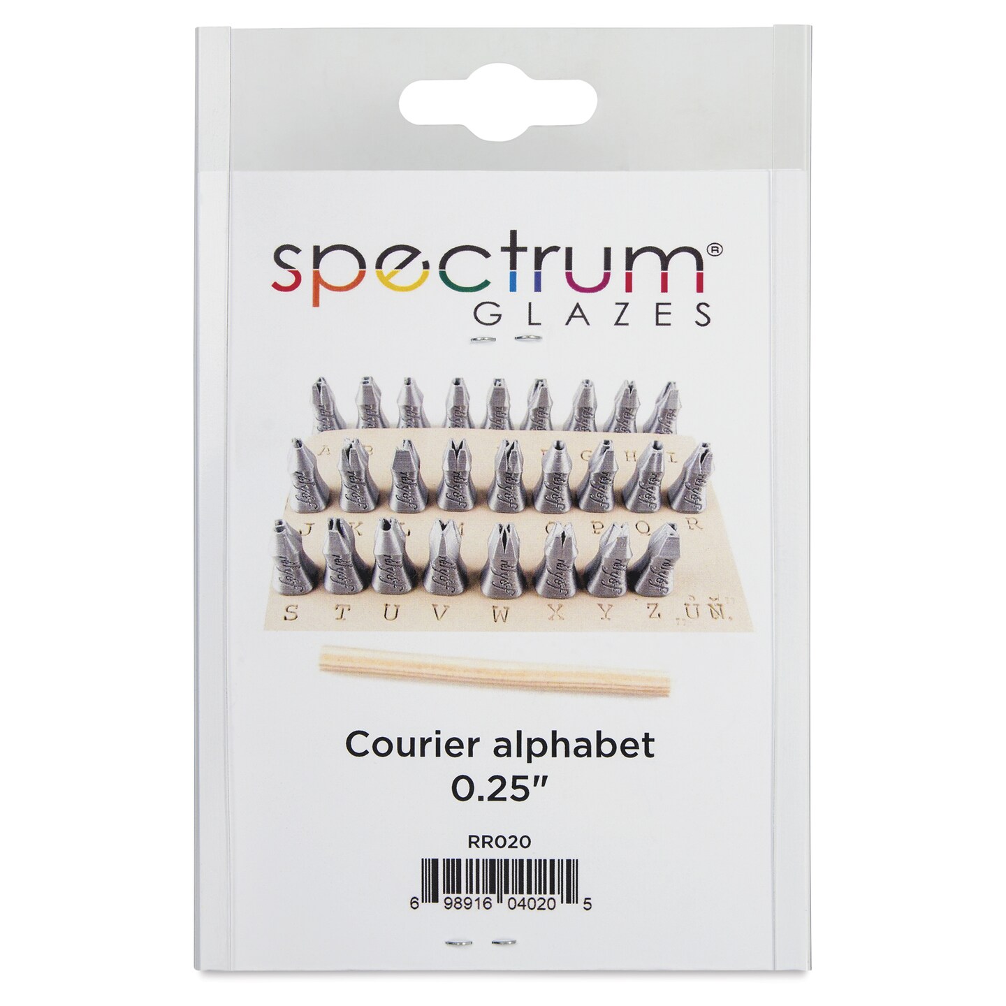 Spectrum Stamps - Small Courier Alphabet, Uppercase, Set of 27 | Michaels