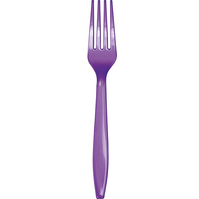 Amethyst Purple Plastic Forks (24/Pkg) | Michaels