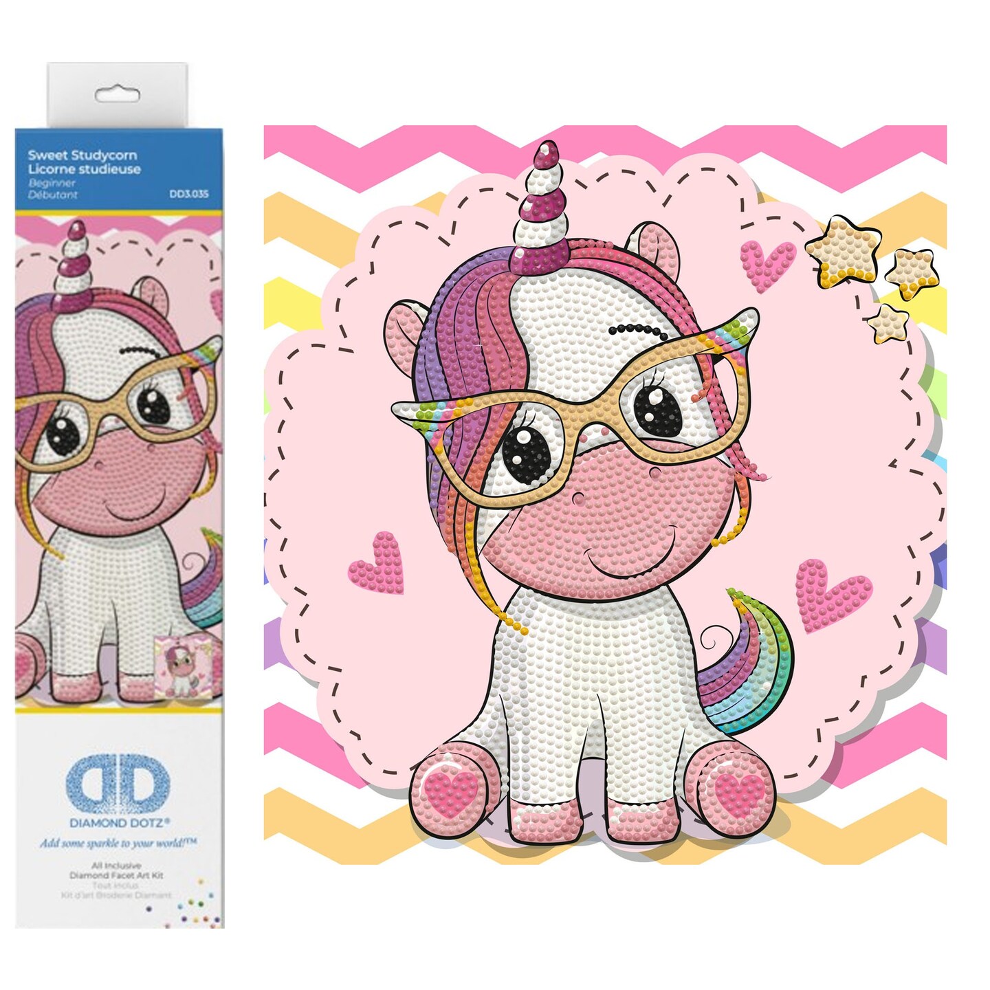 Diamond Dotz Sweet Studycorn Unicorn Diamond Painting Kits for Adults ...