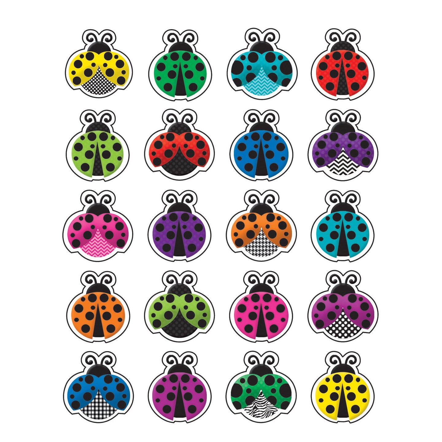 Colorful Ladybugs Stickers, Pack of 120 | Michaels
