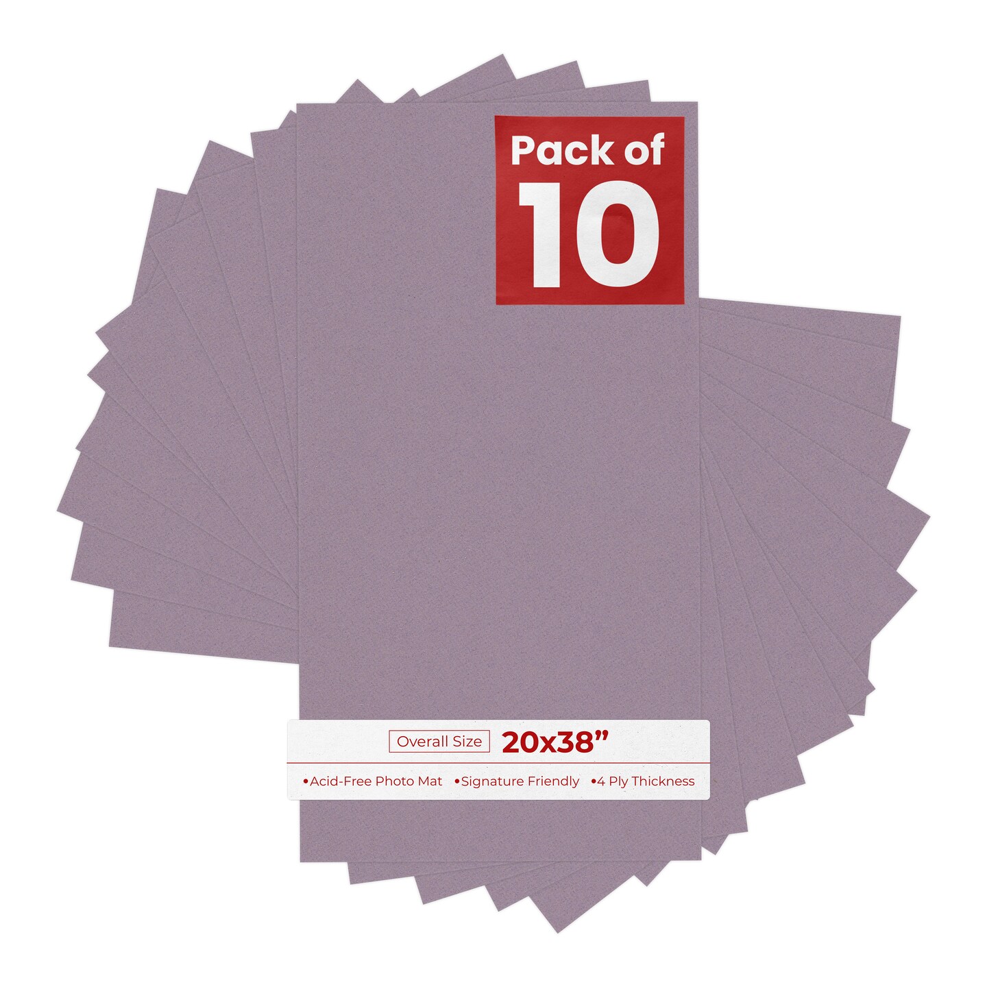 Grape Purple 20x38 Uncut Mat Board - Blank Sheets, No Opening, Color ...