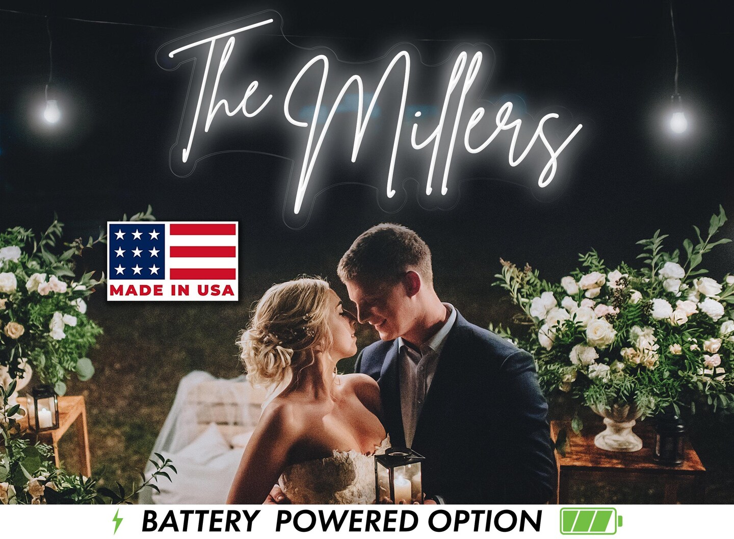 Wedding Neon Sign, Custom Last Name, Neon Wedding Gift, Wedding Decor ...