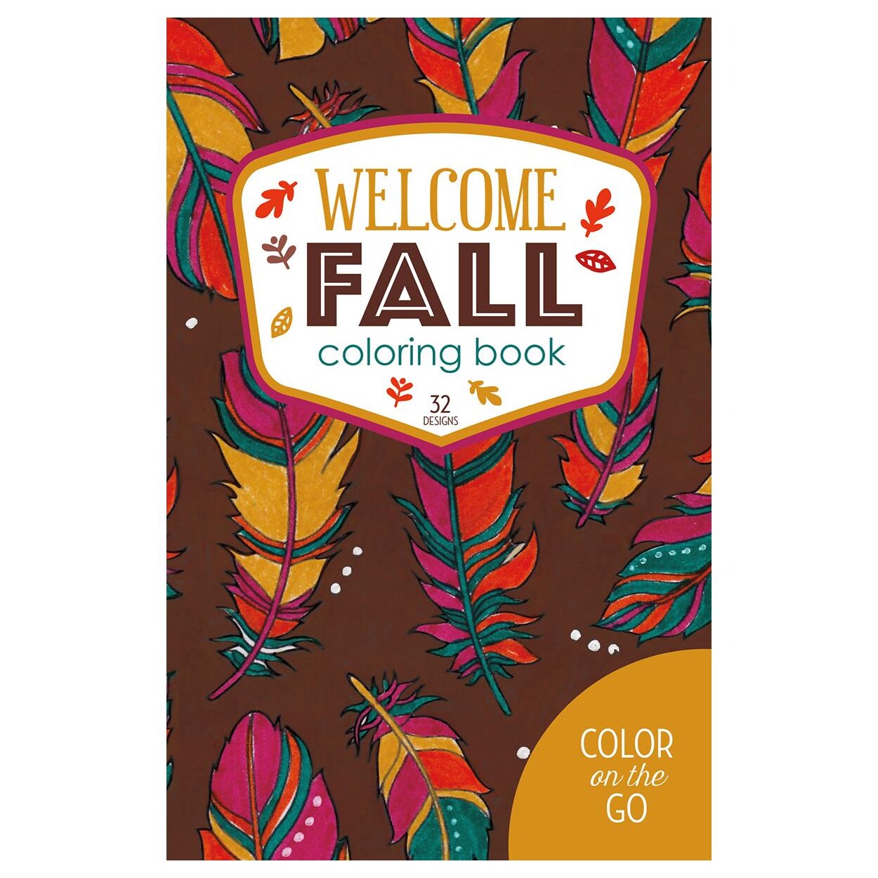 Leisure Arts Color On The Go Welcome Fall Coloring Book – Pocket-Size ...